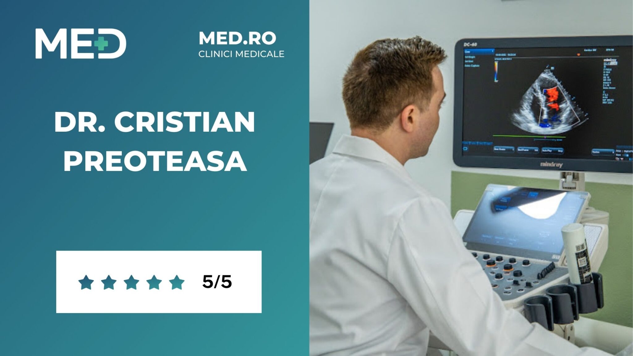 Cardiologie Targu Jiu – Top 3 Clinici, Prețuri & Programare Online