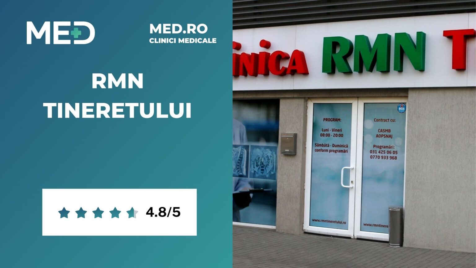 RMN Sector 4 – Top 4 Clinici, Prețuri & Programare Online