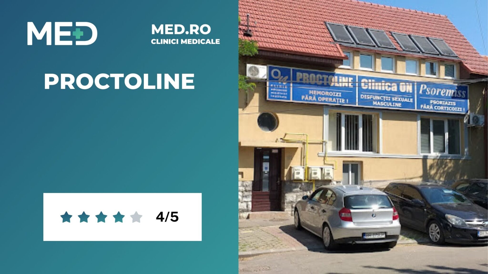 Proctologie Oradea – Top 3 Clinici, Prețuri & Programare Online