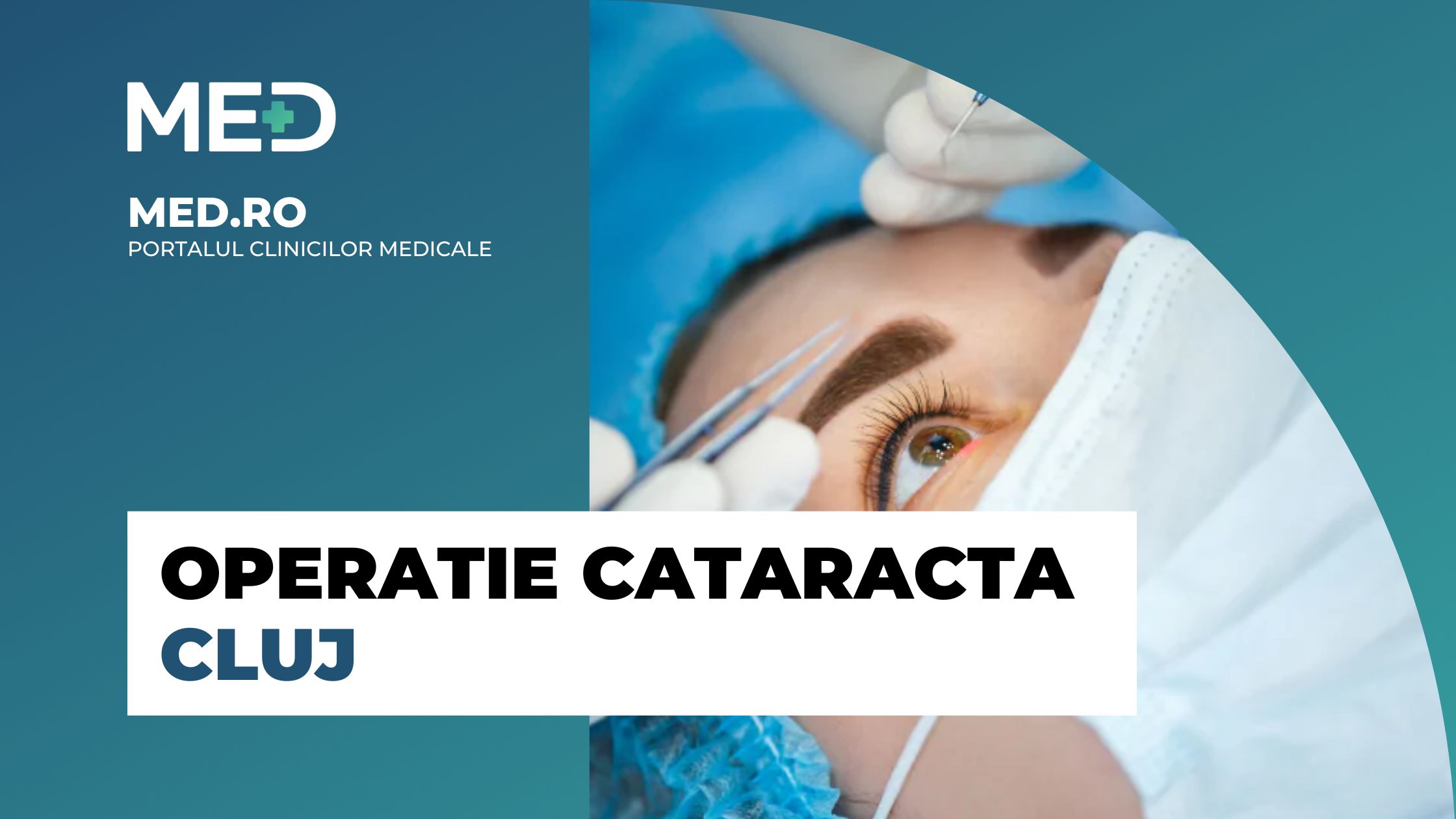 Operatie cataracta Cluj - Top 5 Clinici, Prețuri & Programare Online